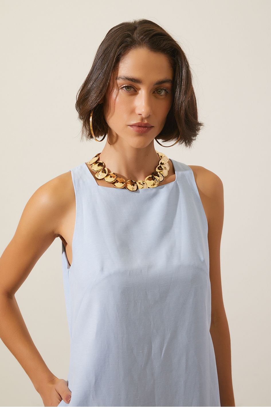 VESTIDO MIDI NOEMI ROSA - hitoficial